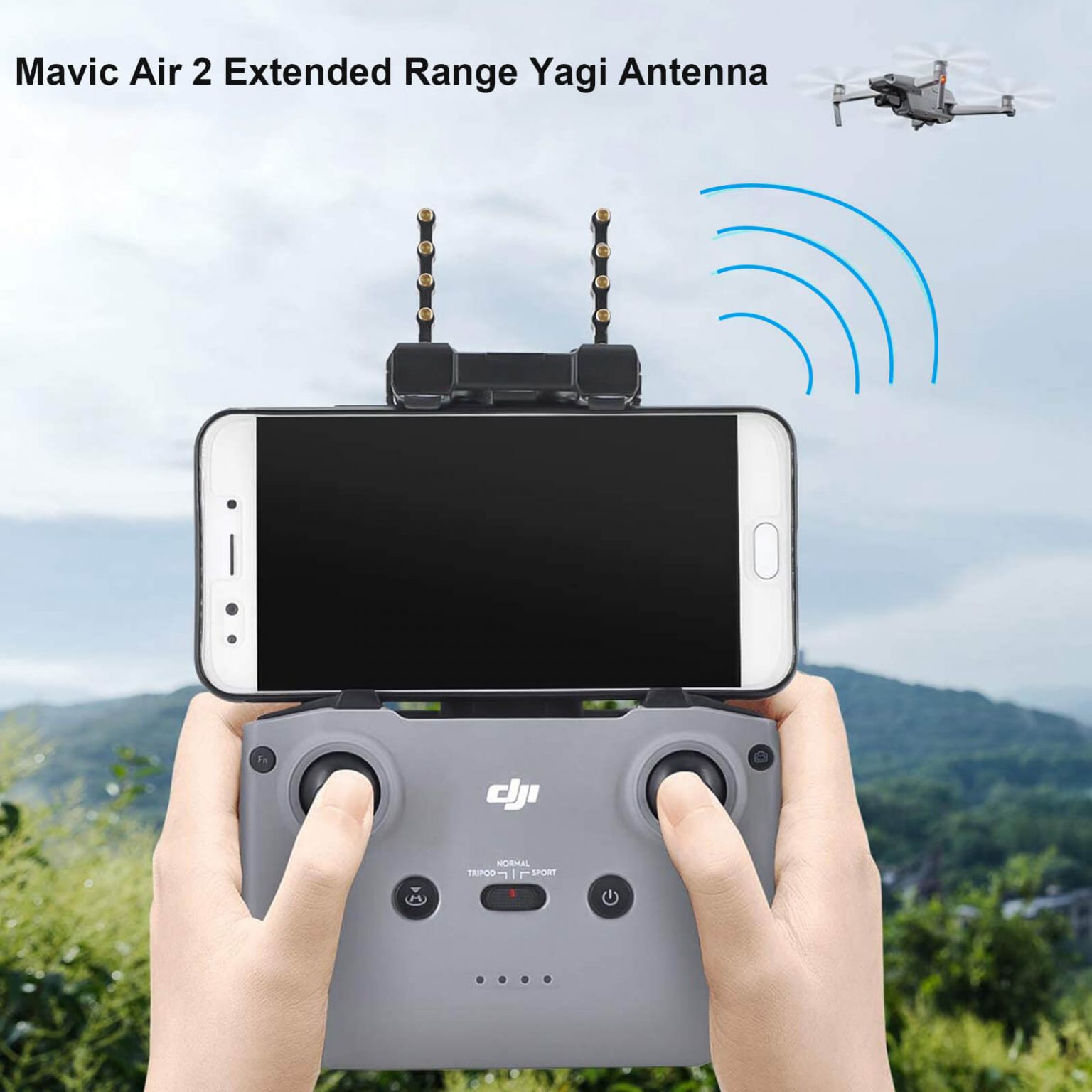 Skyreat Antenna Range Extender for DJI Mini 2 / Mavic Air 2 - Skyreat
