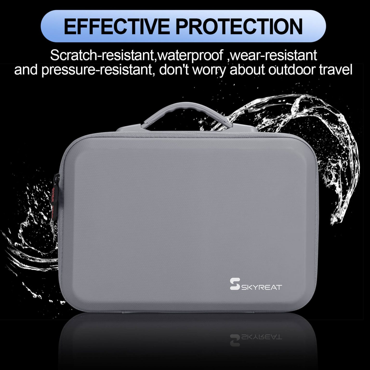 SKYREAT Mini 4 Pro Case, Portable PU Leather Storage Shoulder Bag for ...