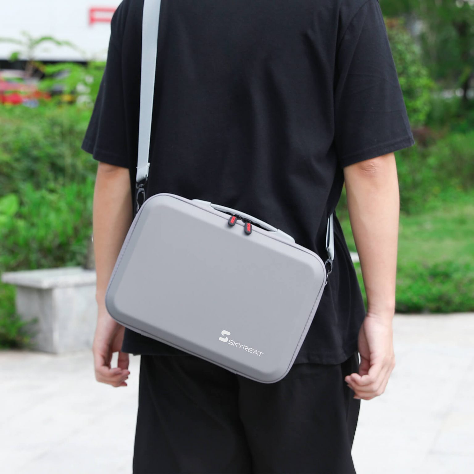 SKYREAT Mini 4 Pro Case, Portable PU Leather Storage Shoulder Bag for ...