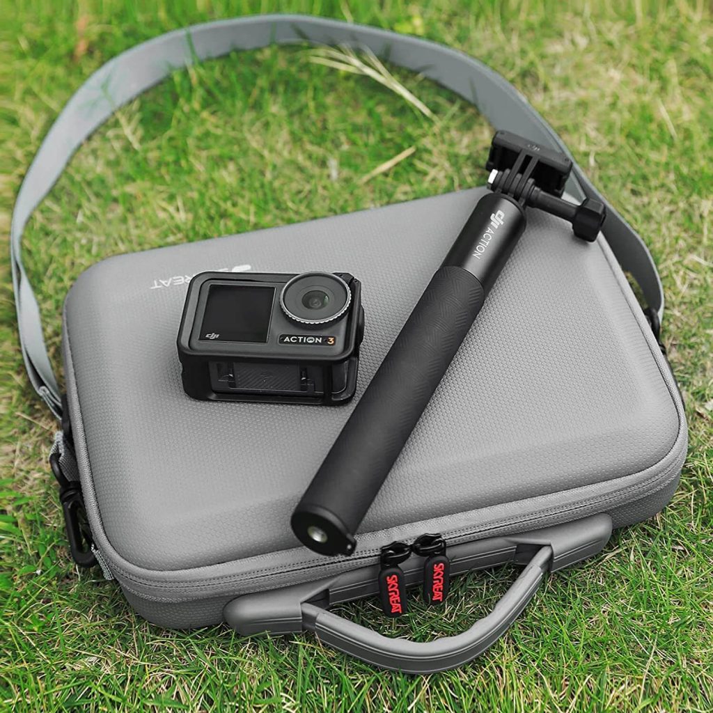 Skyreat Portable PU Leather Carrying Case Shoulder Bag for DJI Osmo ...