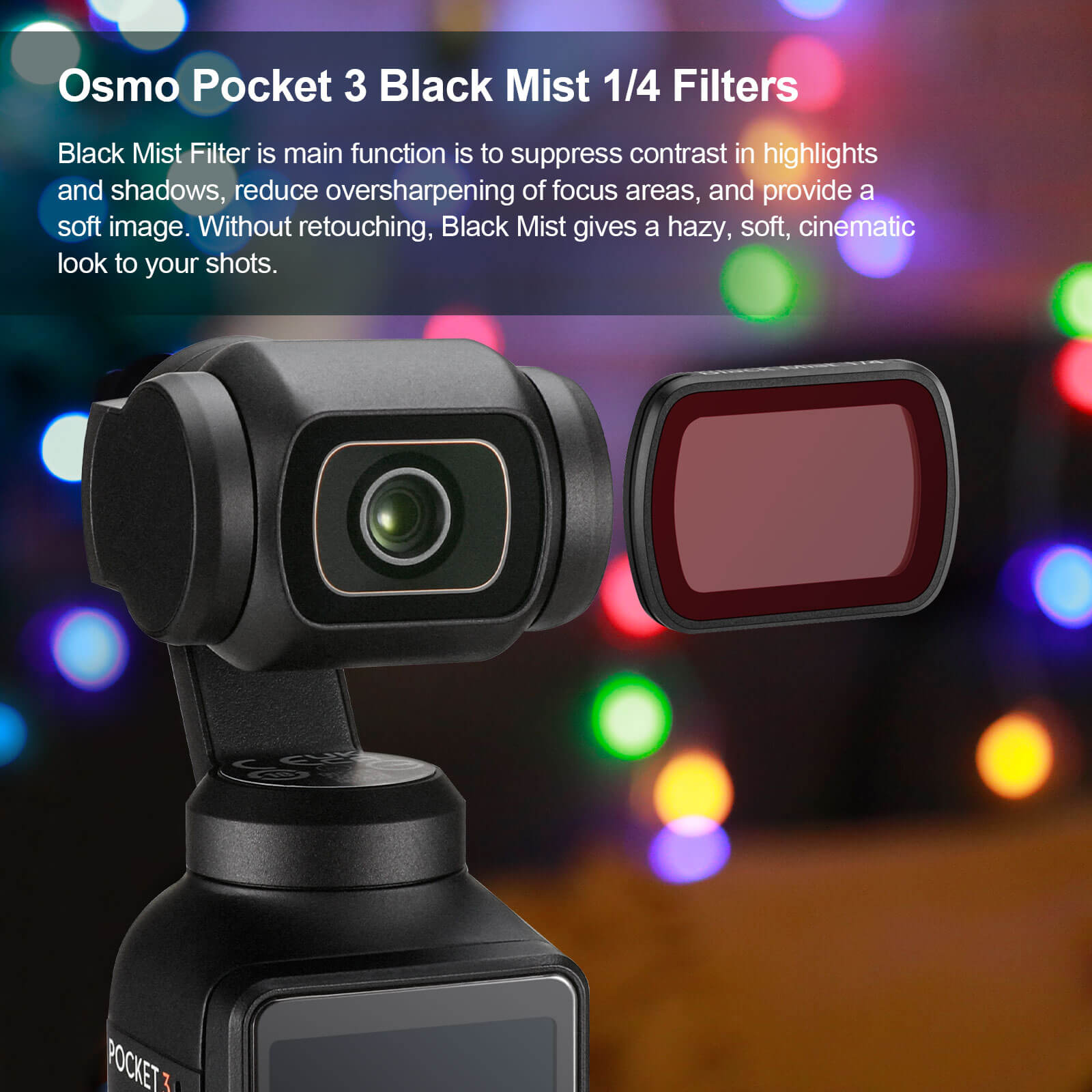 Skyreat Black Mist Filter for DJI Osmo Pocket 3 - Skyreat